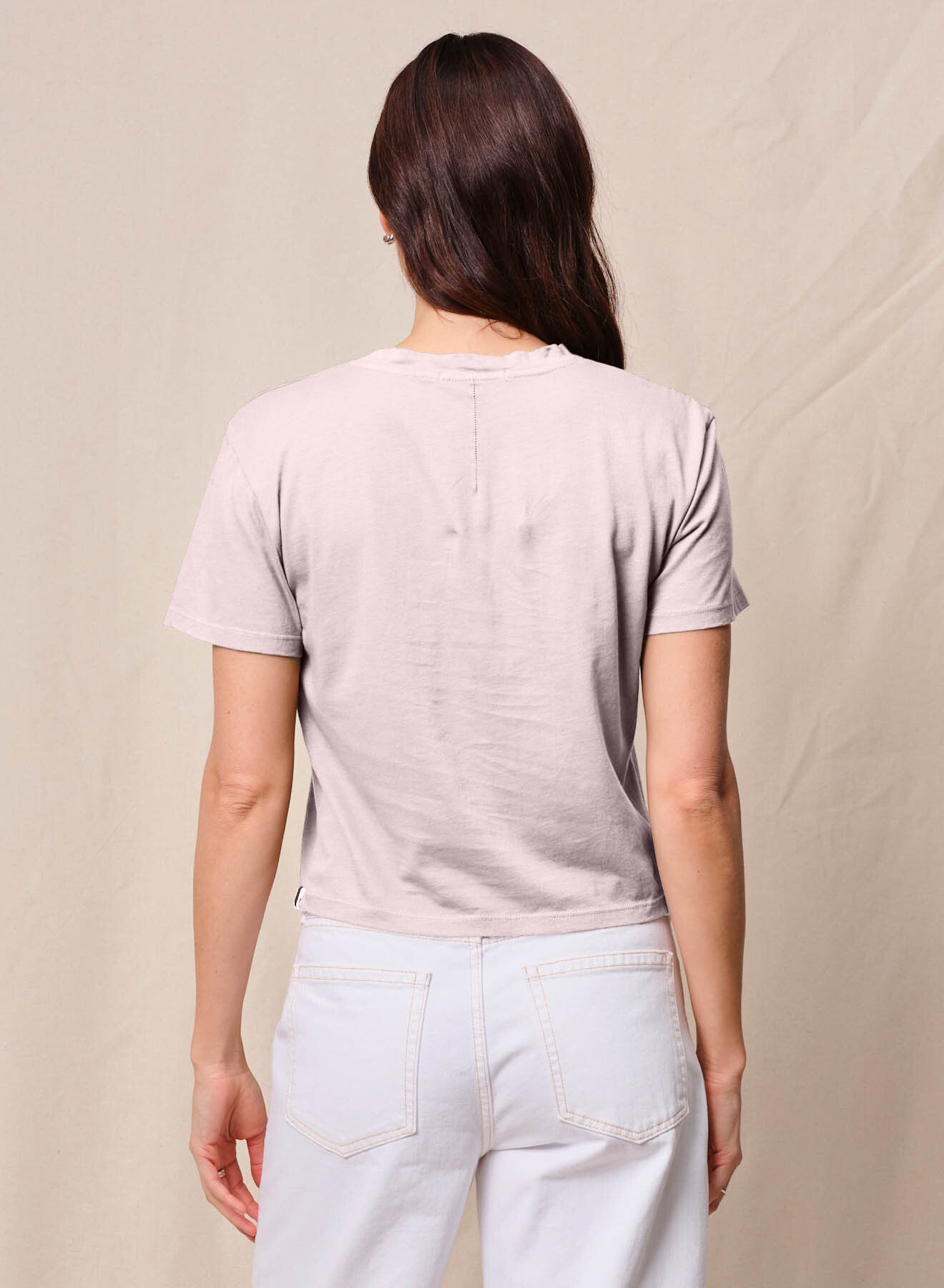 Cloud Jersey Short Sleeve Crew in Softest Pink – shopstateside.us
